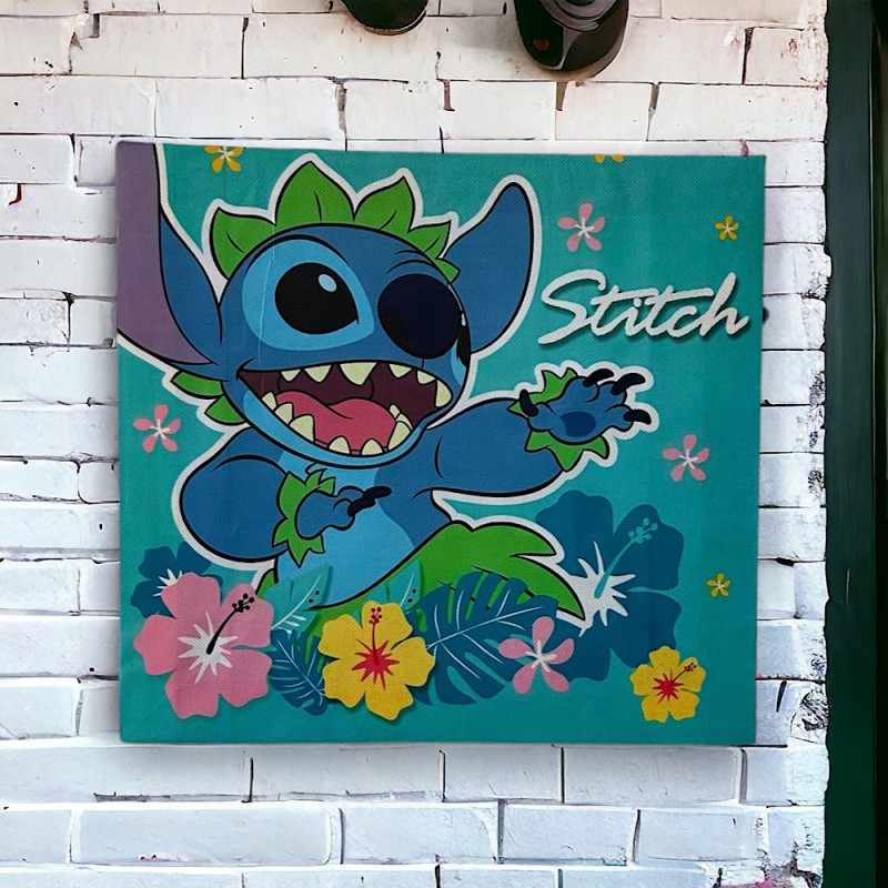Cuadro Artesanal Decorativo - Estilo: Stitch | Susana Rangel