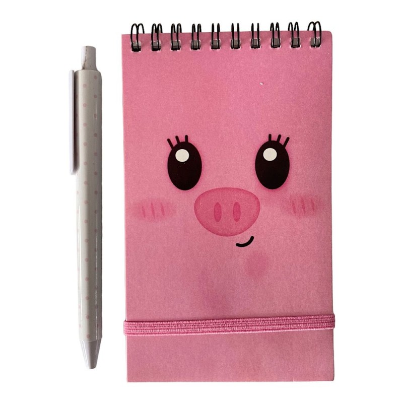 Libreta Con Pluma - Estilo: Puerquitos | Susana Rangel MODELOS Mod 2