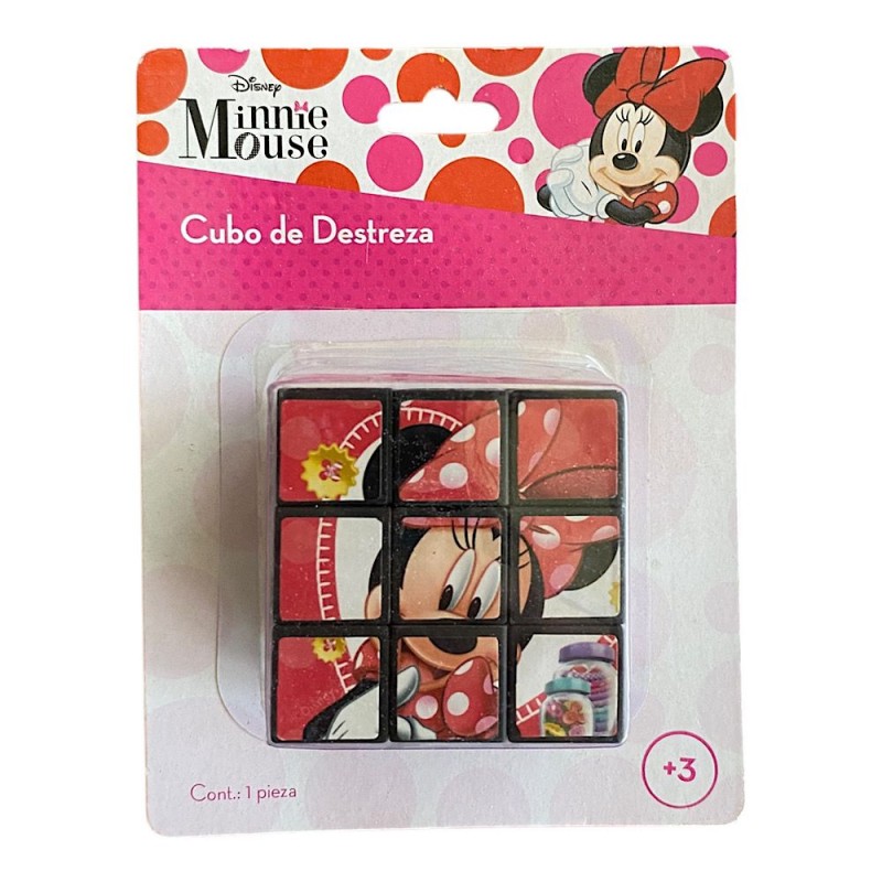 Cubo de Destreza Infantil - Estilo Minnie Mouse | Susana Rangel